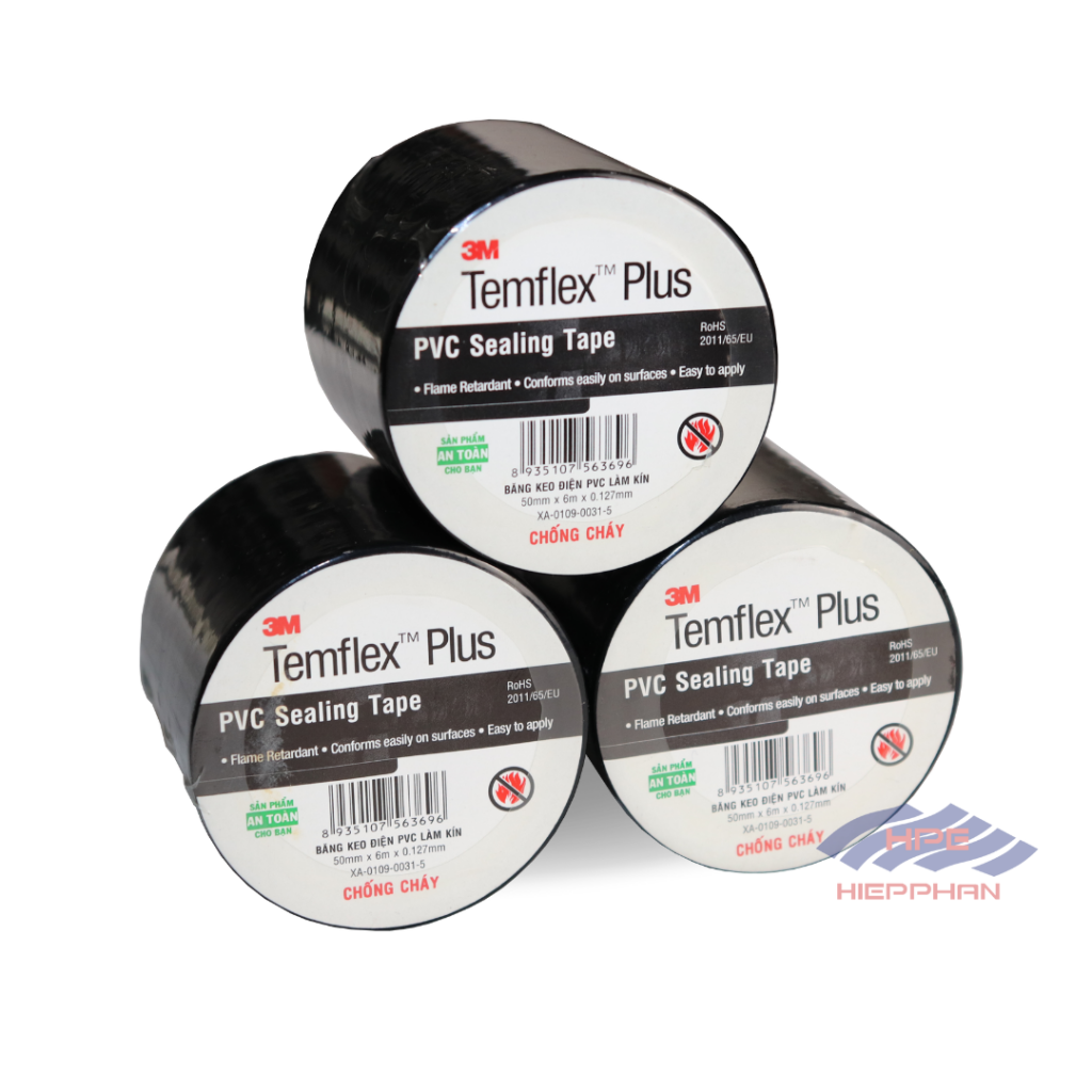 Băng keo điện PVC Temflex Plus 1506 3M - Công ty Hiệp Phan
