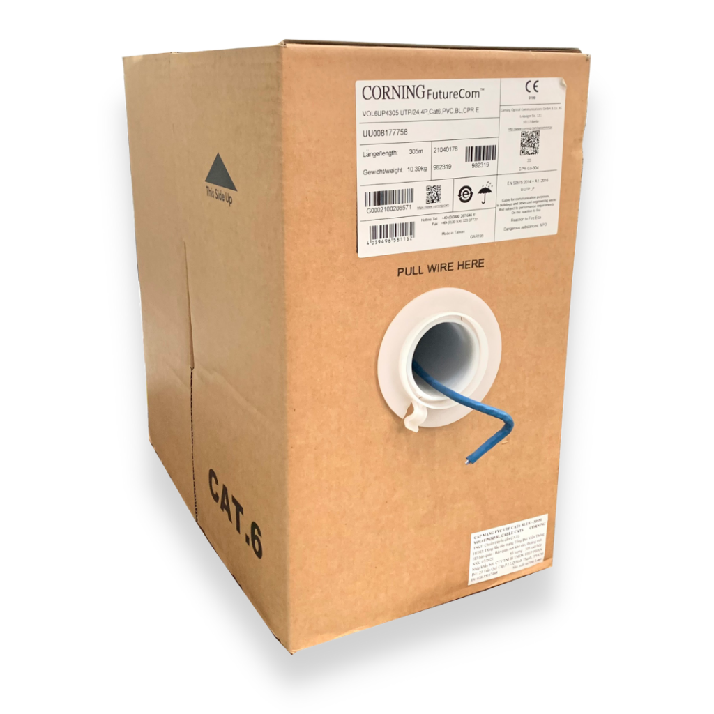 Cáp mạng Corning Cat.6 U/UTP - Công ty Hiệp Phan